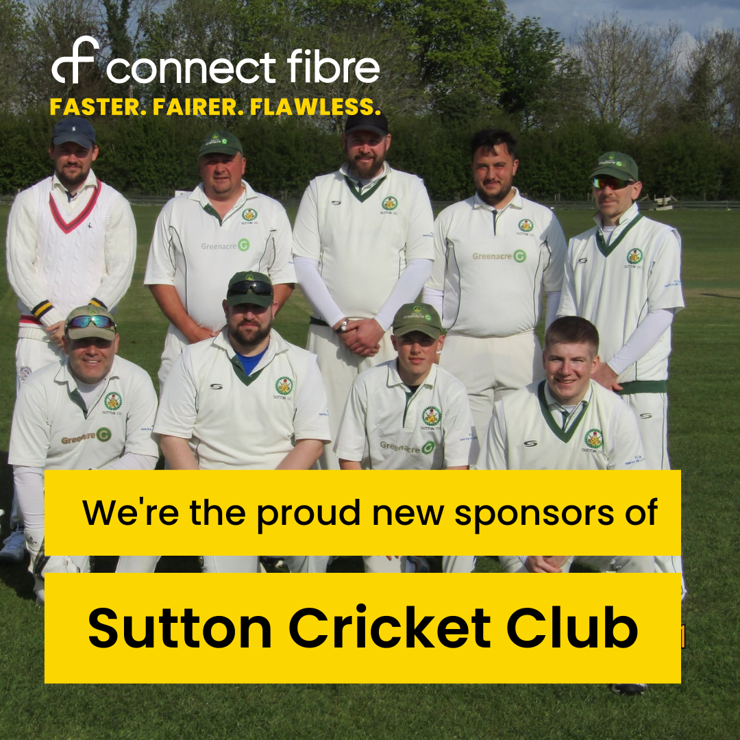 Connect Fibre Sponsors Sutton Cricket Club
