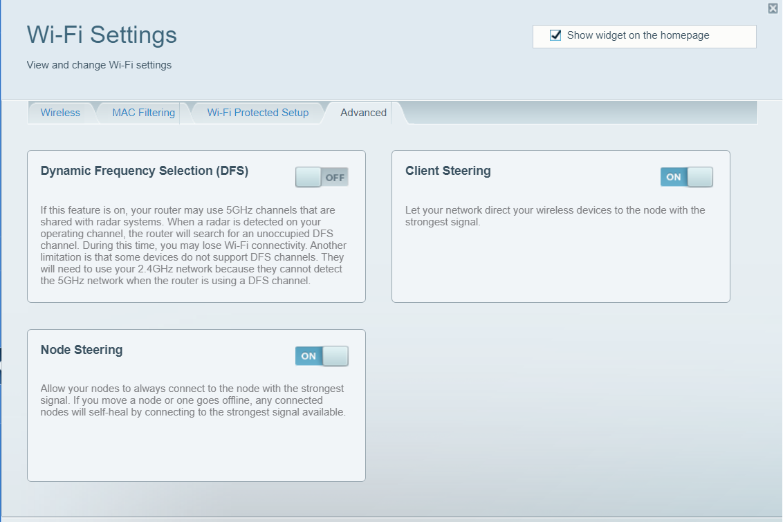 Configuring Connect Wi-Fi Client Steering and Node Steering